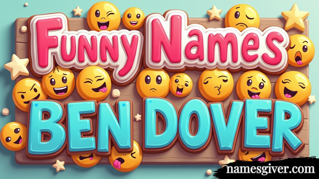 999+ Funny Names Like Ben Dover (Inspired by Reddit) - namesgiver.com